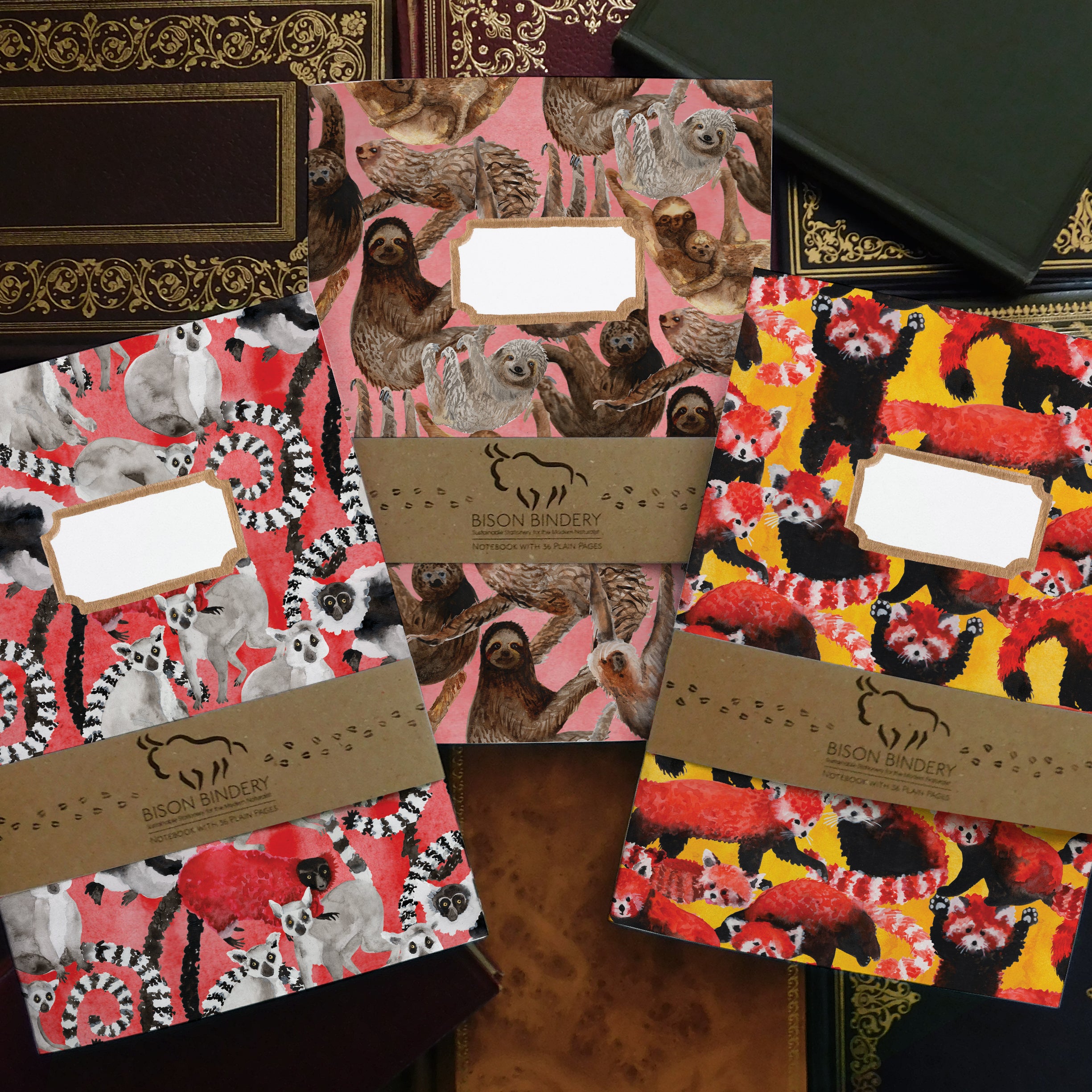 Arboreal Mammals Notebook Pack – Bison Bindery