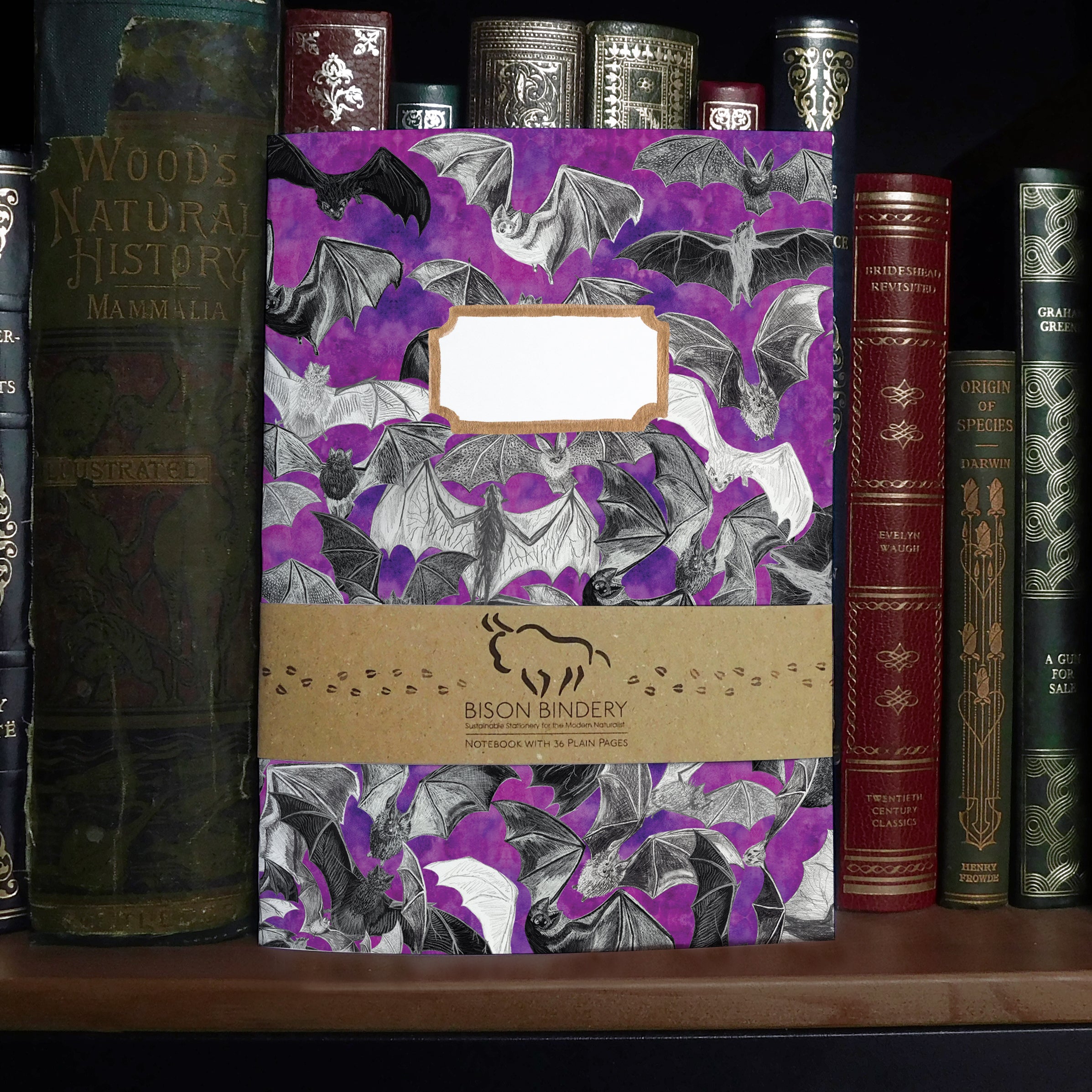 Chiroptera Bat Print Notebook – Bison Bindery
